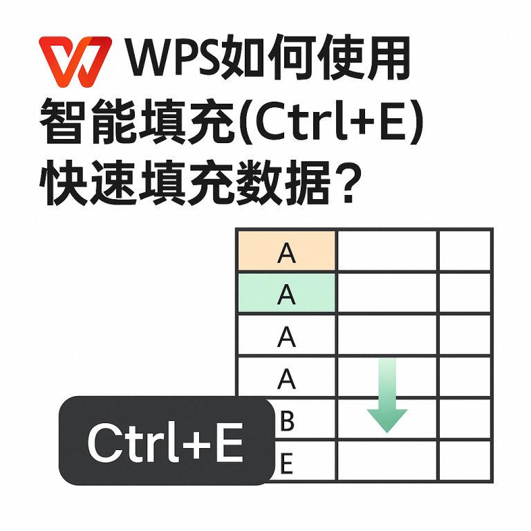 WPS如何使用智能填充（Ctrl+E）快速填充数据？ - WPS Office下载
